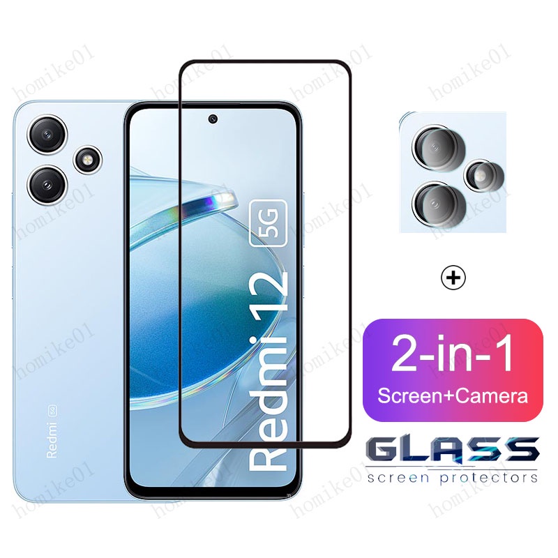 Redmi 12 5G Película Protetora De Vidro Temperado Filme De Cobertura ...