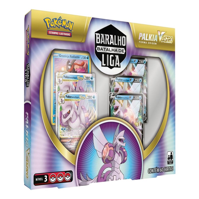 Box Baralho Batalha De Liga Palkia V-astro Pokemon Copag | Shopee Brasil