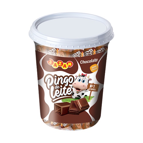PINGO DE LEITE CHOCOLATE POTE 500G | Shopee Brasil