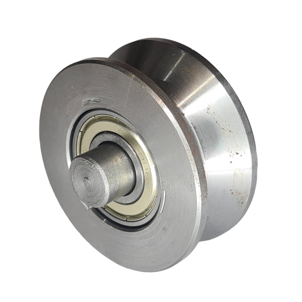 Roldana 2 Polegadas Portão de Correr Canal V Reforçada 5 Cm Rolamento ...