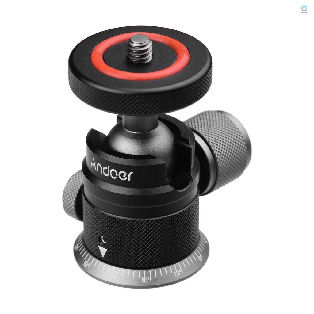 Andoer-2 Ball Head Mount for DSLR Mirrorless Camera Tripod Mounting ...