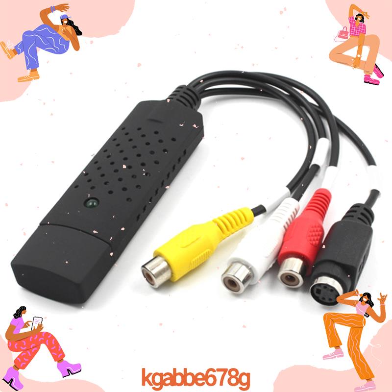 Placa De Captura De Vídeo USB , Conversor De Áudio E Para RCA Converter ...