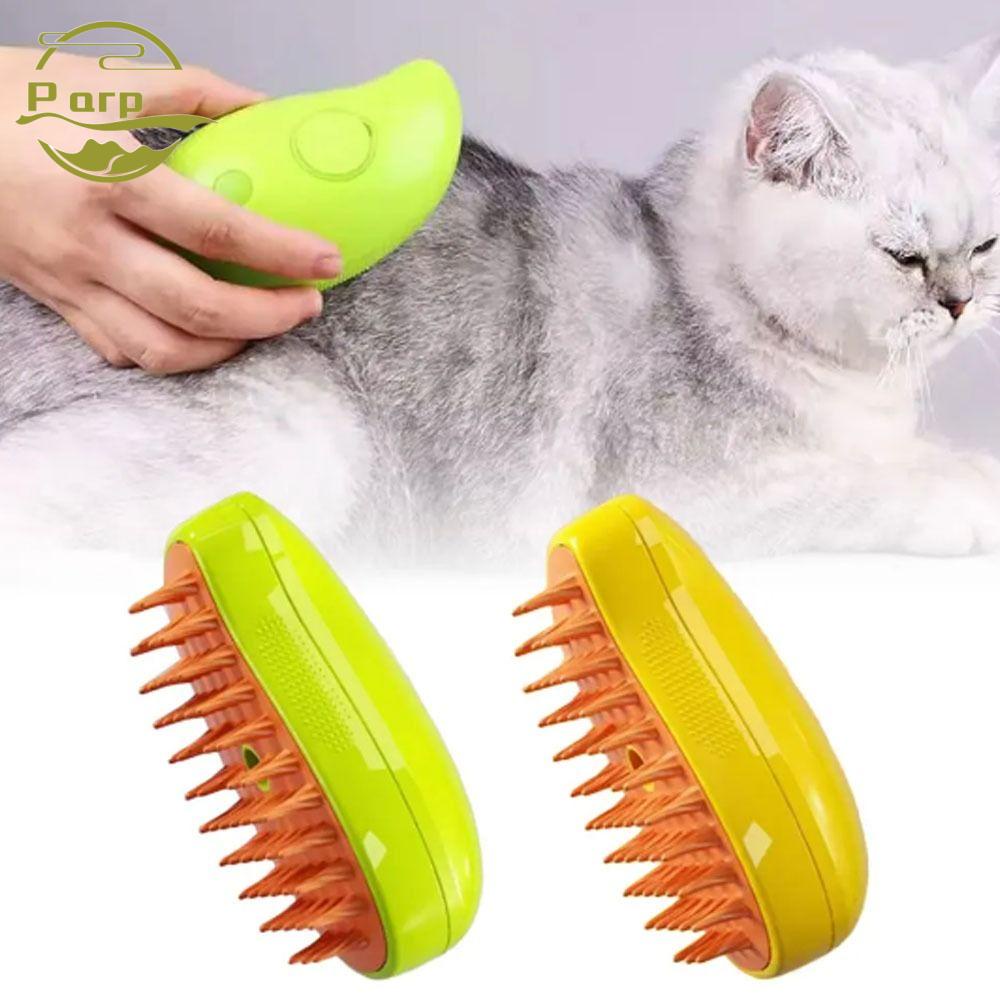 Parperperty1 Escova A Vapor Para Gatos Pente De Massagem Elétrica Anti Pêlos Voadores 3 In1