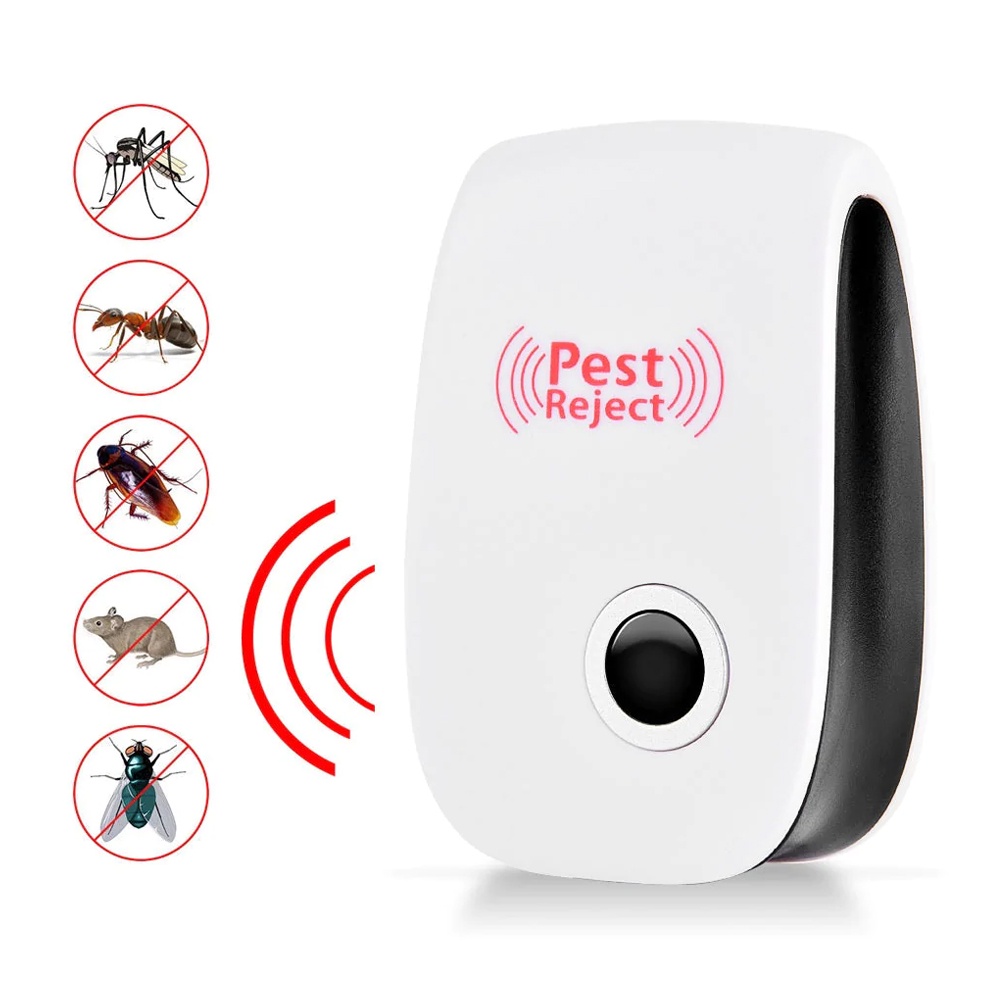Repelente Ultrassonico Espanta Ratos Baratas Inseto Mosquito | Shopee ...