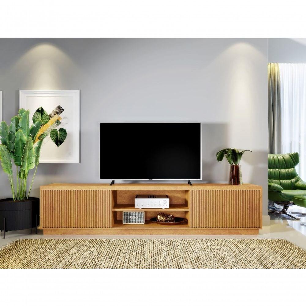 Rack Valencia 2 Portas Para Tv De Até 75\'\' Naturalle | Shopee Brasil