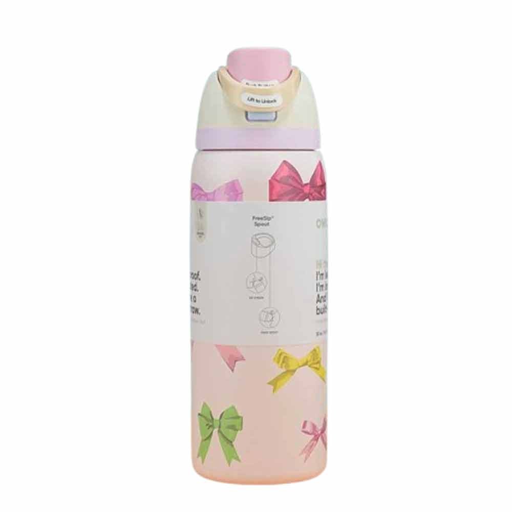 Owala Girlhood Bowala Pink Tied Bows FreeSip 32 oz. Bottle Urban ...