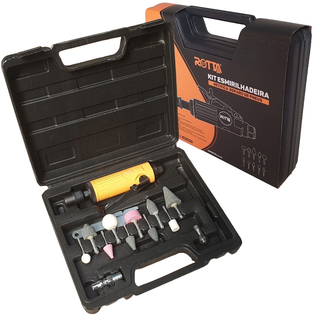 Retífica Pneumática Mini Esmerilhadeira De Ar 2400 rpm | Shopee Brasil