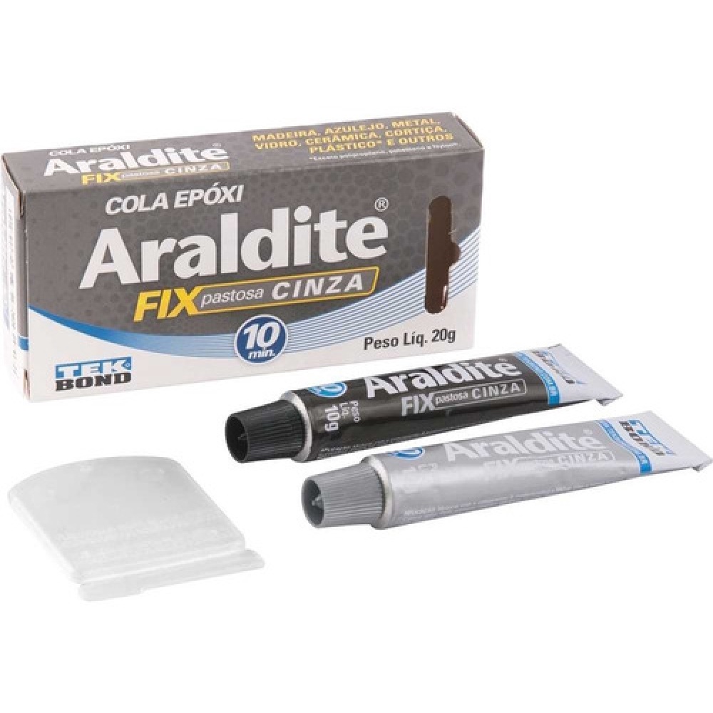 Adesivo Araldite Fix Cinza 10 Minutos 20g | Shopee Brasil