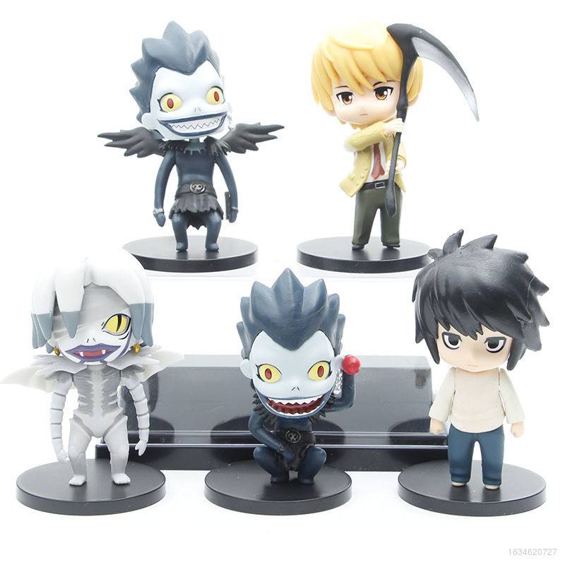 Figure Death Note Raito Light Yagami Kira L Ryuk Rem | Shopee Brasil