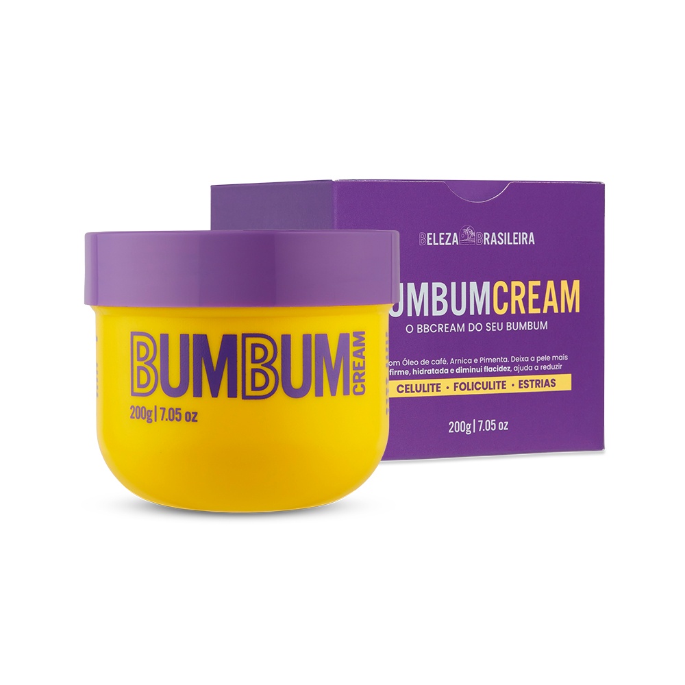 Bumbum Cream 200g - Tratamento De Estrias e Celulite | Shopee Brasil