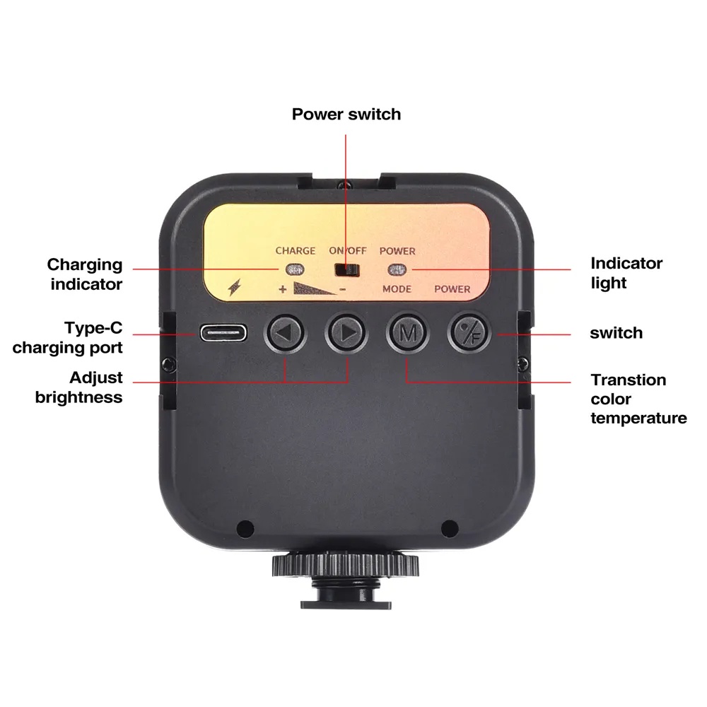 Iluminação Fotos E Vídeos Luz Led 62 Leds luzes para Câmera DSLR ...