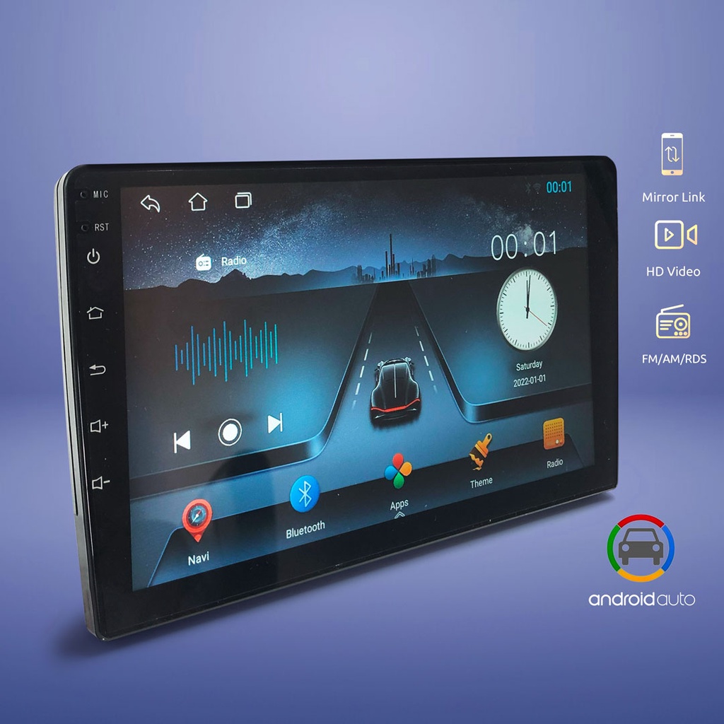 Central Multimidia MP5 Carro Android Auto SOAK 909T - Faz a Boa!