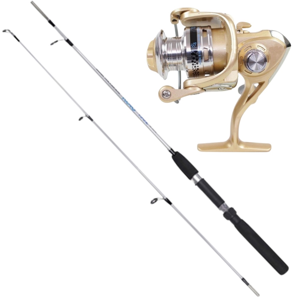 Kit Pesca Molinete 3000 Alumínio 6 Rolamentos Vara 20-30 Libras | Shopee Brasil