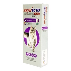 Bravecto Plus Gato 6,25 A 12,5 Kg Transdermal 500mg | Shopee Brasil