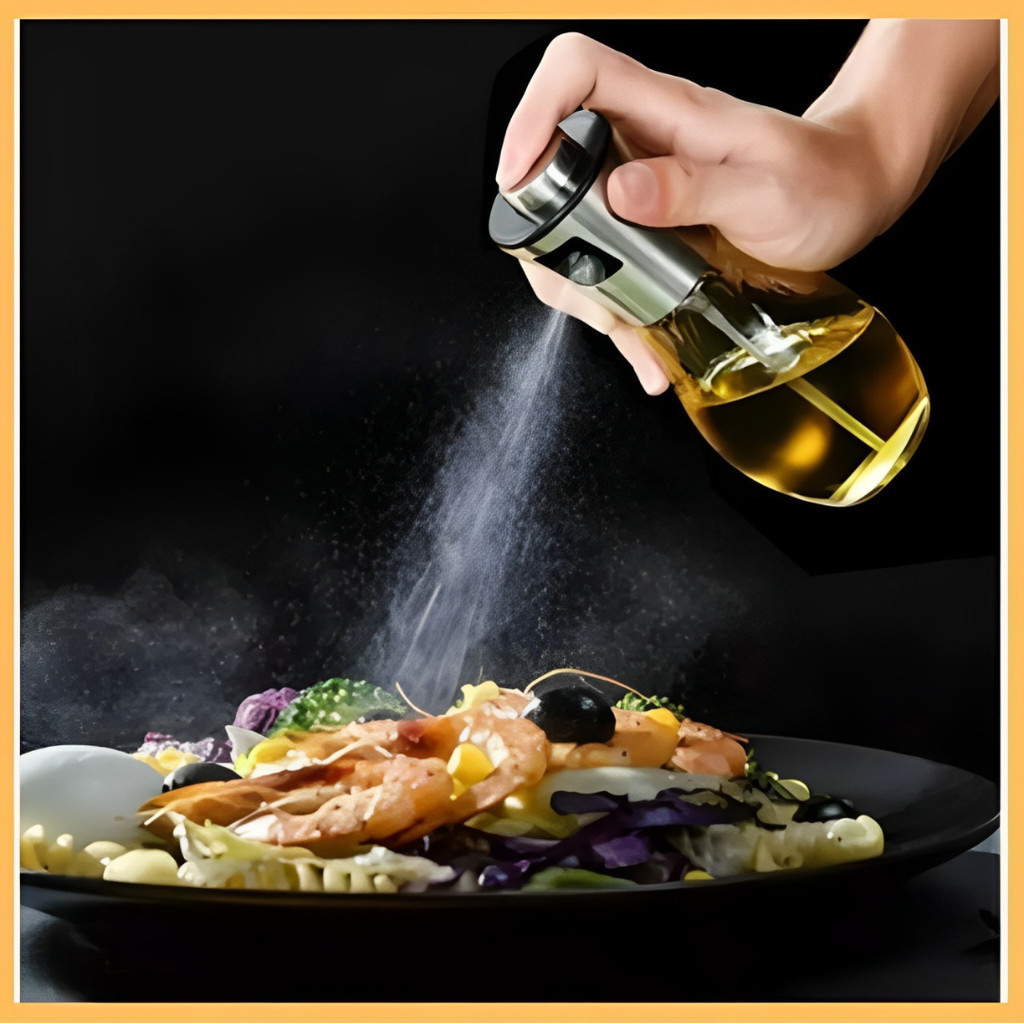 Spray Pulverizador de Azeite Vidro Inox 200ml LE-5289 | Shopee Brasil