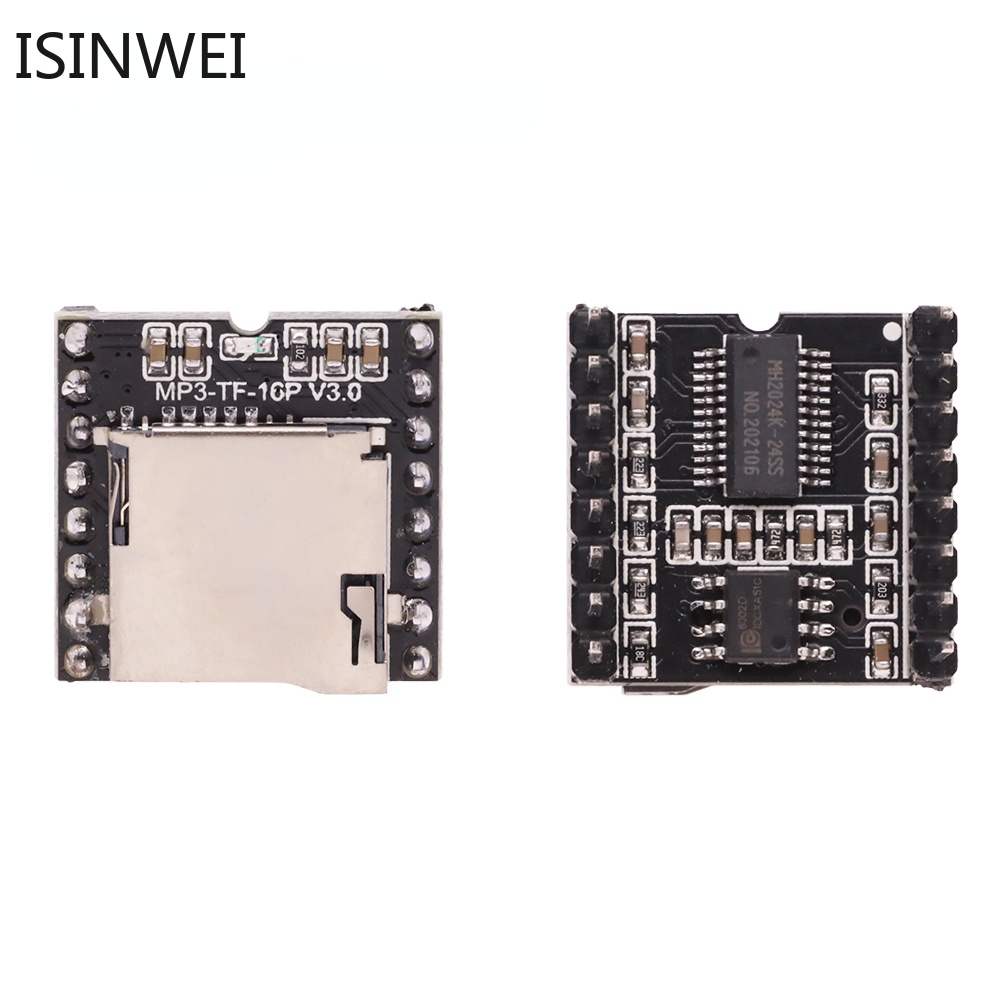 Placa De Decodificação De Voz MP3 DF Player Mini MP3 Para Arduino ...