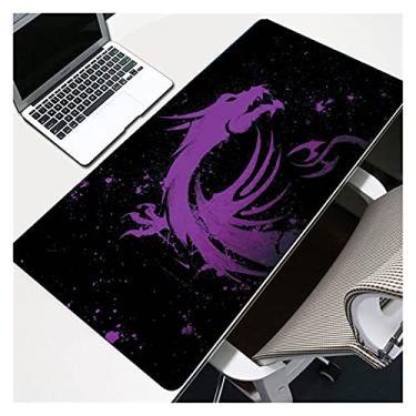 Mouse Pad Gamer Gigante Dragao Roxo Promoçao | Shopee Brasil
