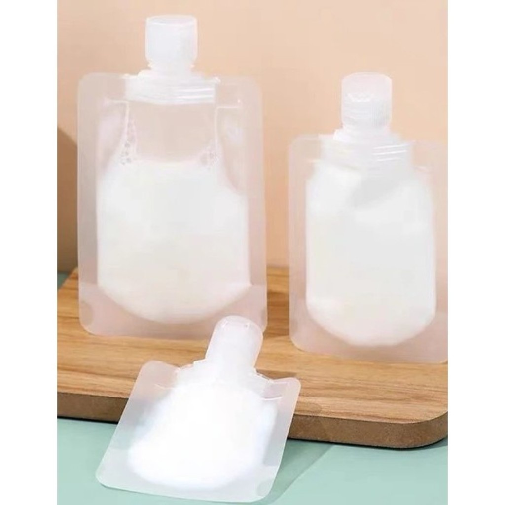 KIT 6 PCS saco frasco multiuso plástico 100 ml/50ML para amostras de ...