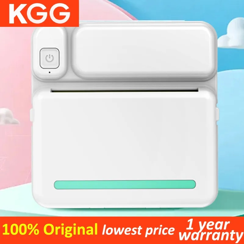 Mini Impressora Sem Fio Portátil, Etiqueta Térmica, Impressão, Foto ...