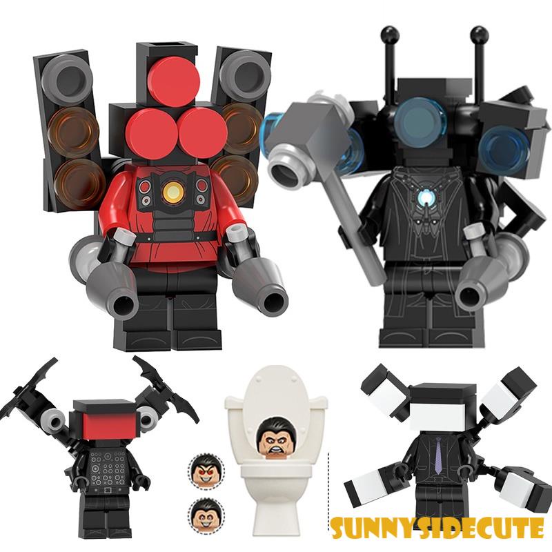 Titan Cameraman Speakerman TV Man Skibidi Série Toilet Mini Bloco De ...