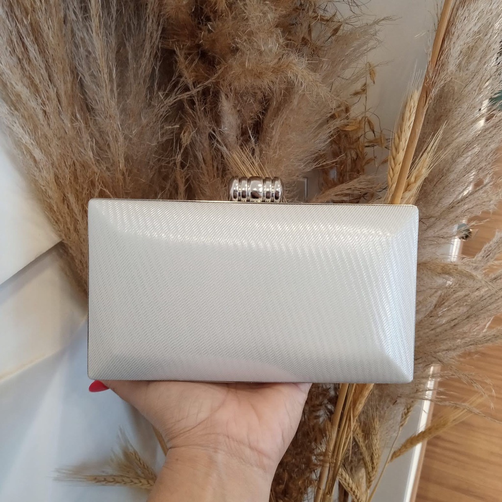 Bolsa Clutch Prata Festa - Ref 12535 | Shopee Brasil