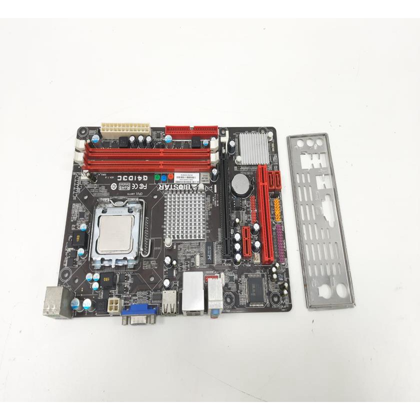 Placa Mae Biostar 775 DDR3 G41D3C Aceita Core2quad Garantia | Shopee Brasil