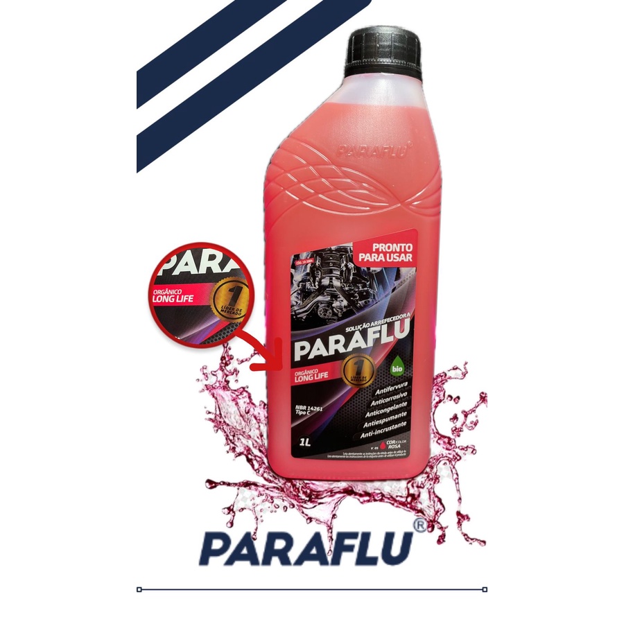PARAFLU 10-3004 ADITIVO PRONTO USO ORGANICO ROSA (1 LITRO) | Shopee Brasil