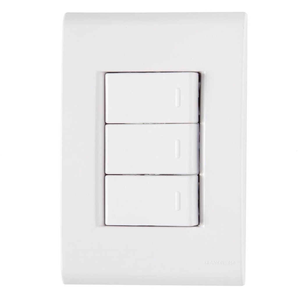 Conjunto Interruptor Triplo Simples 3 Teclas Liz Tramontina | Shopee Brasil Conjunto Interruptor Triplo Simples 3 Teclas Liz Tramontina | Shopee Brasil