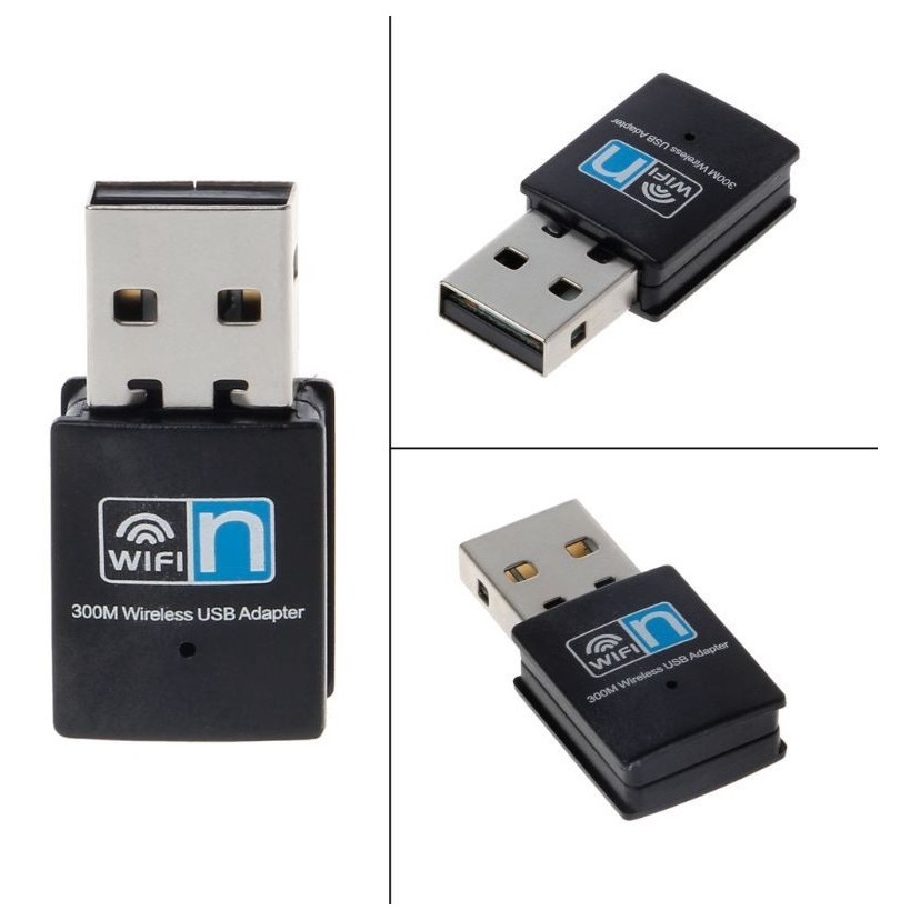 Adaptador Wireless Usb Wifi 300mbps Lan B/g/n Notebook Pc | Shopee Brasil