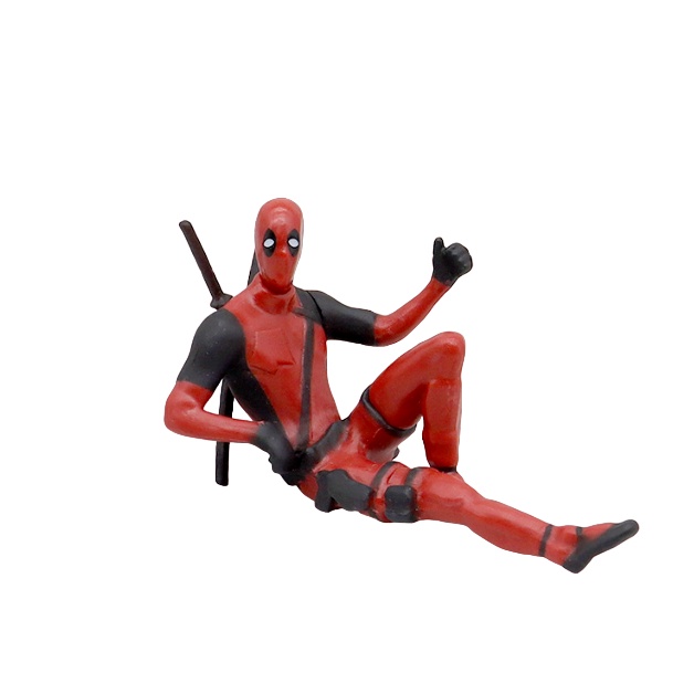 boneco Deadpool Modelo Guerra Policial Reclining Postura Manual Bonecas ...