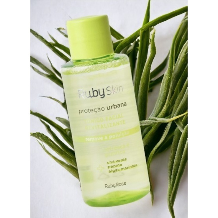 Tônico Facial Revitalizante Proteção Urbana Removendo a Poluição Vegano ...