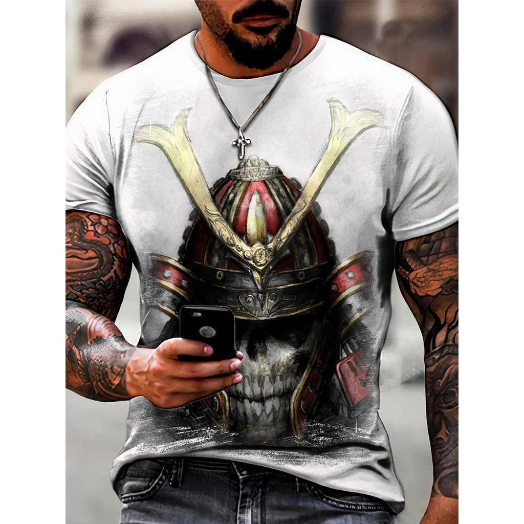 Camisa Camiseta Samurai Japones Guerre Estampada2 | Shopee Brasil