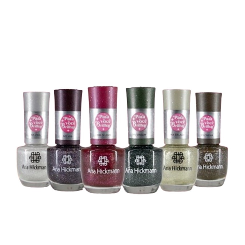 Kit Esmaltes Ana Hickmann Coleção Para Você Brilhar 9ml | Shopee Brasil