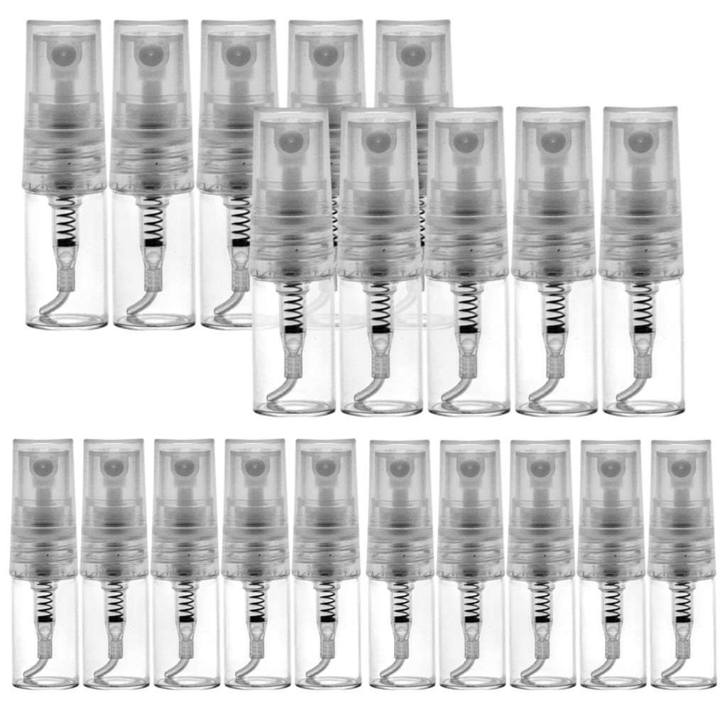 Kit Frasco Vidro Decant Borrifador Spray Portátil 2ml 20 Un | Shopee Brasil