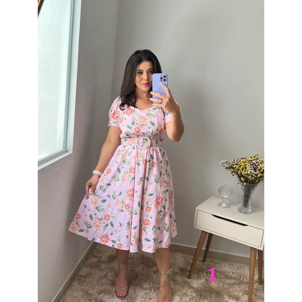 Vestido Lua | Shopee Brasil