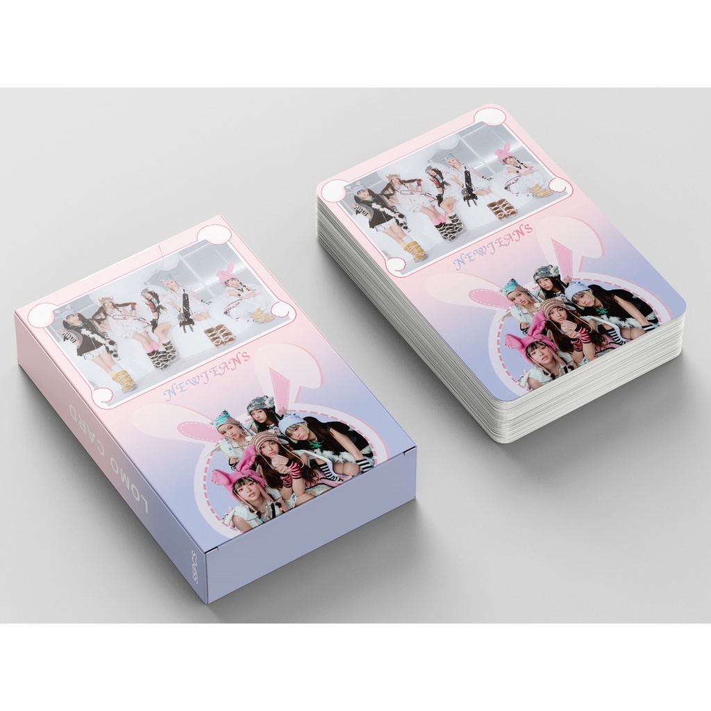 55pcs/box NJ Photocards Album Billboard BBMAS Lomo Cards GET UP BUNNIES ...