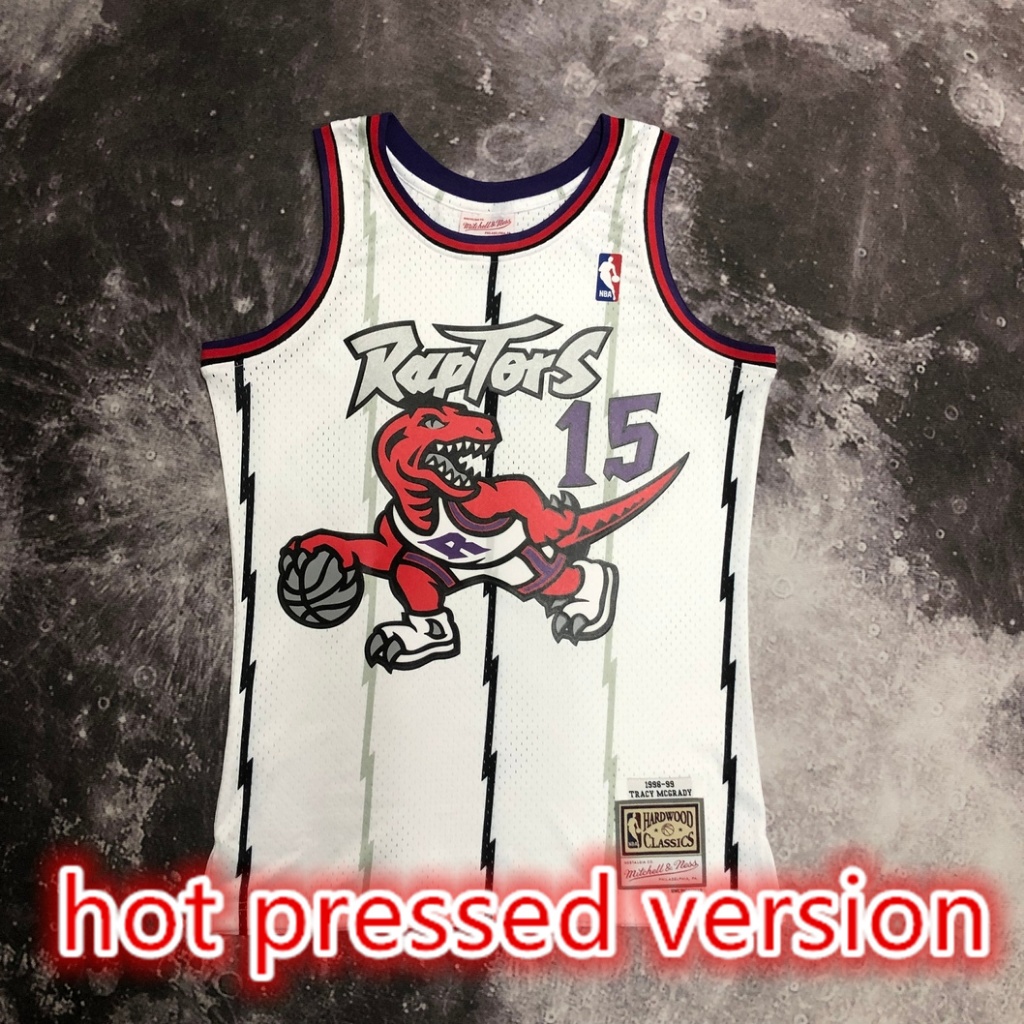 Camisa nba Versão Prensada A Quente Toronto Raptors # 15 De Basquetebol ...