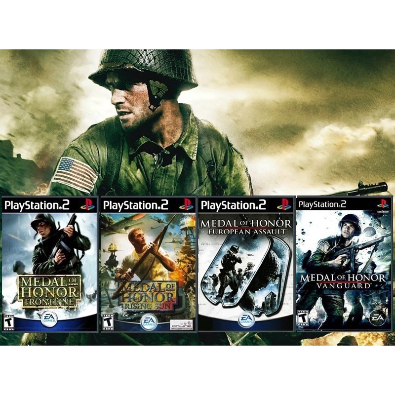 Medal Of Honor - Ps2 Coleção - Kit 4 Jogos | Shopee Brasil