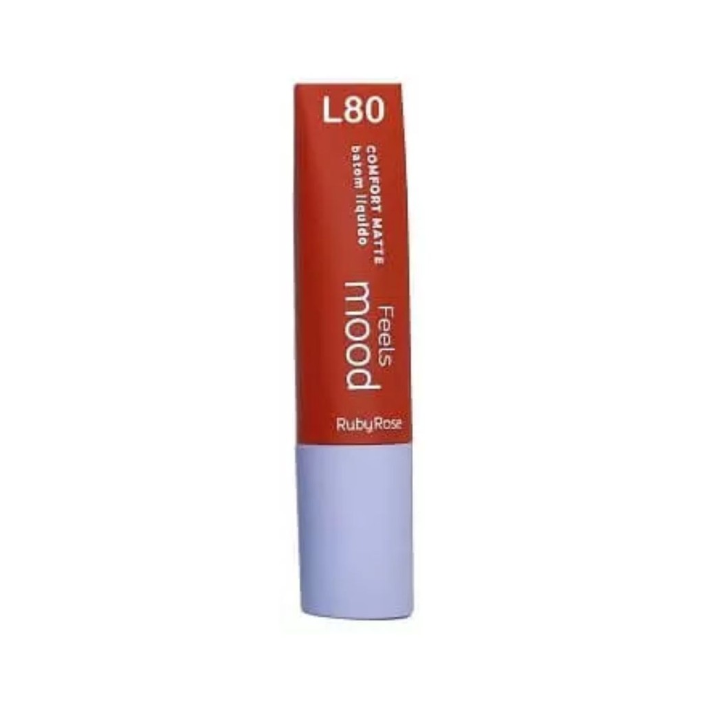 Batom Líquido Comfort Matte Feels Mood Ruby Rose - Lucky L80 | Shopee ...