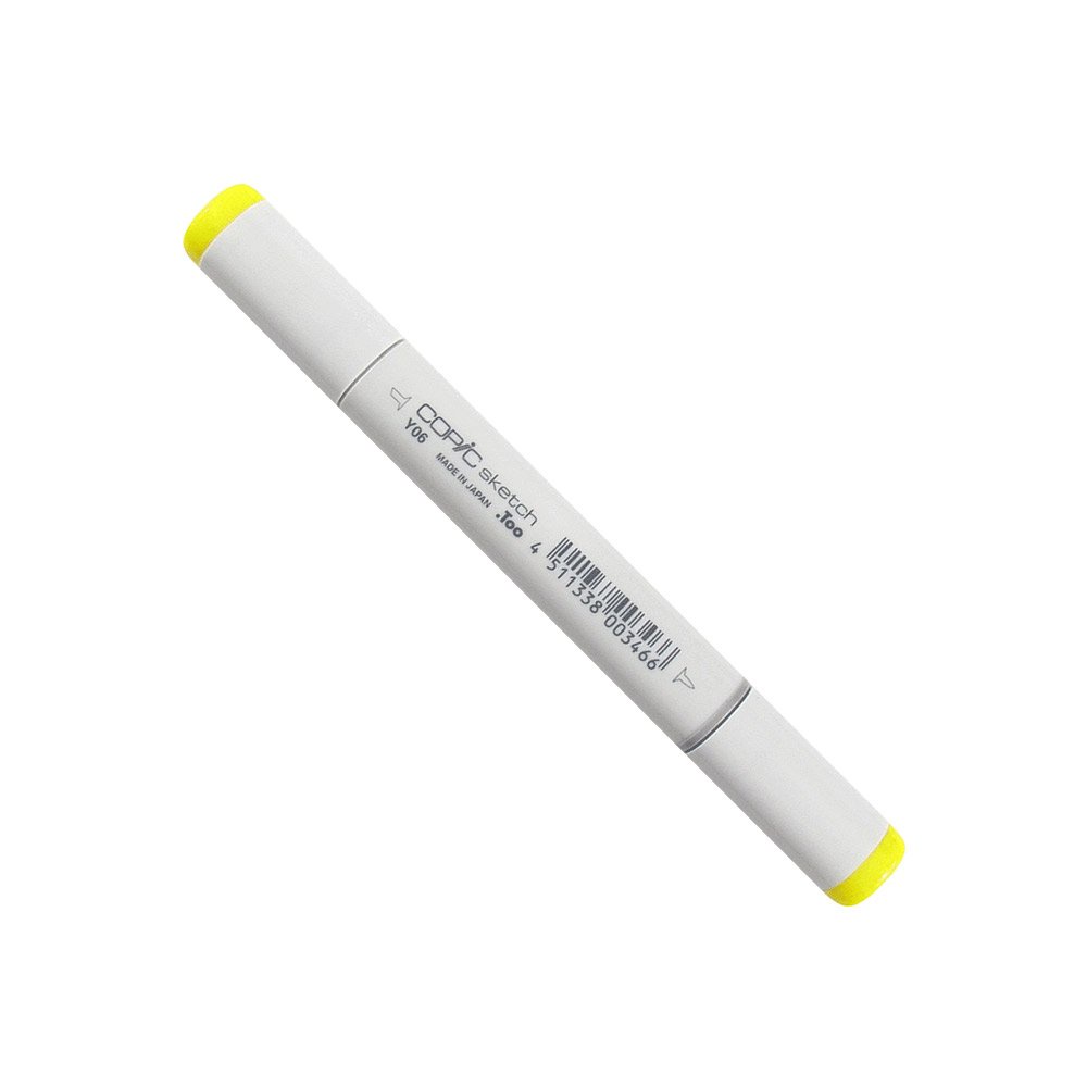 Marcador Para Desenho Copic Sketch Y06 Yellow | Shopee Brasil