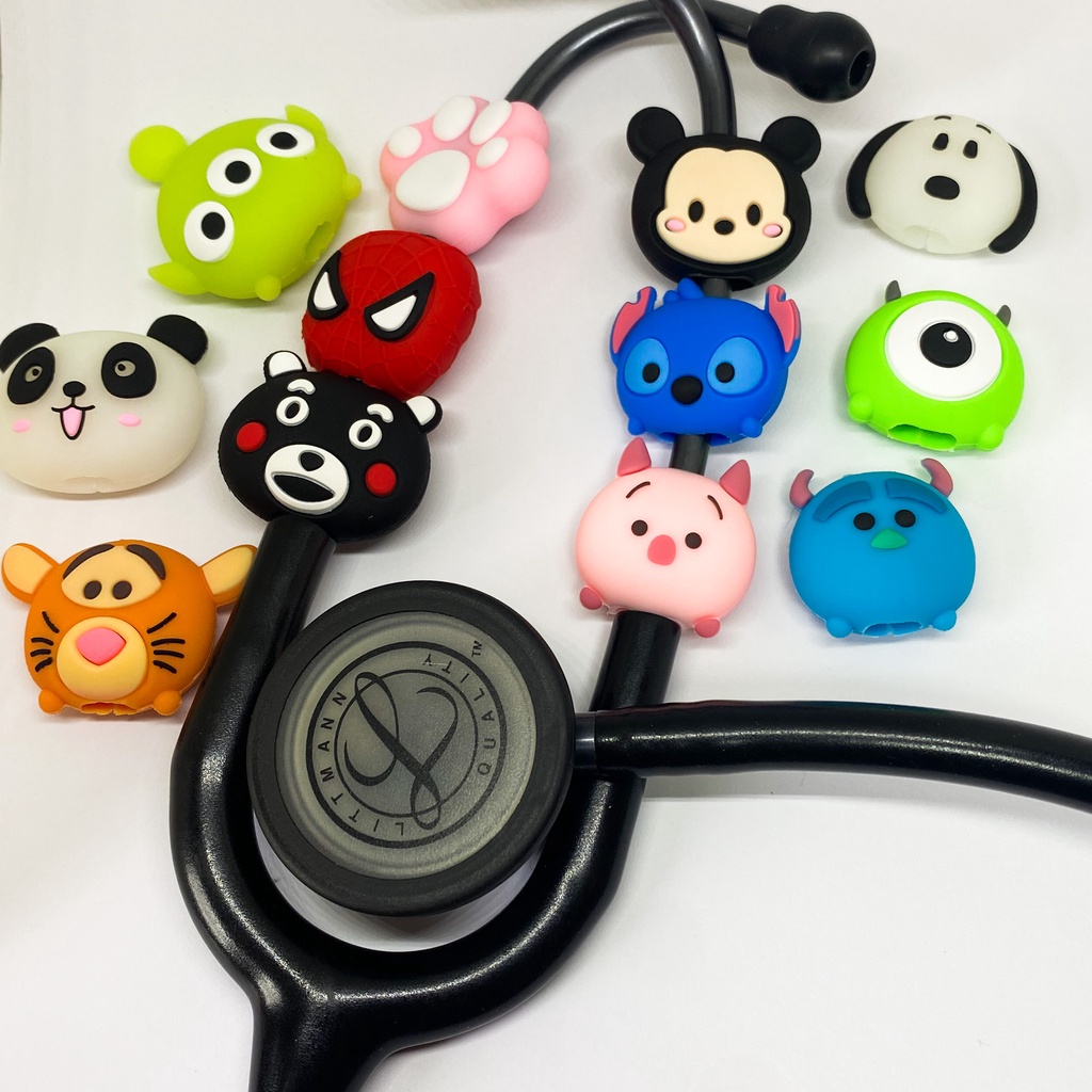 Enfeite de Encaixe de personagens / Decoração para estetoscópio ...