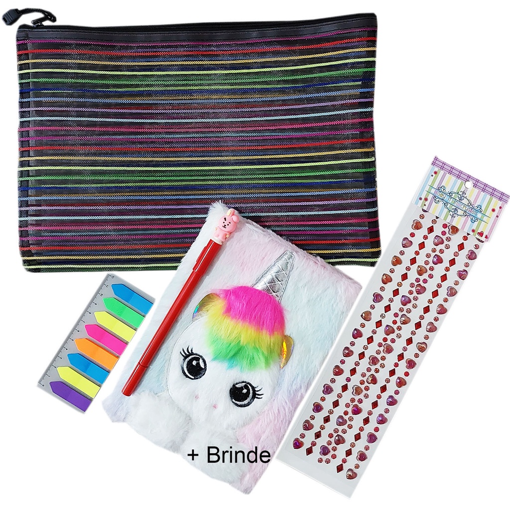 Papelaria Fofa Kawaii Cute: Kit 5 Produtos + Surpresa | Shopee Brasil