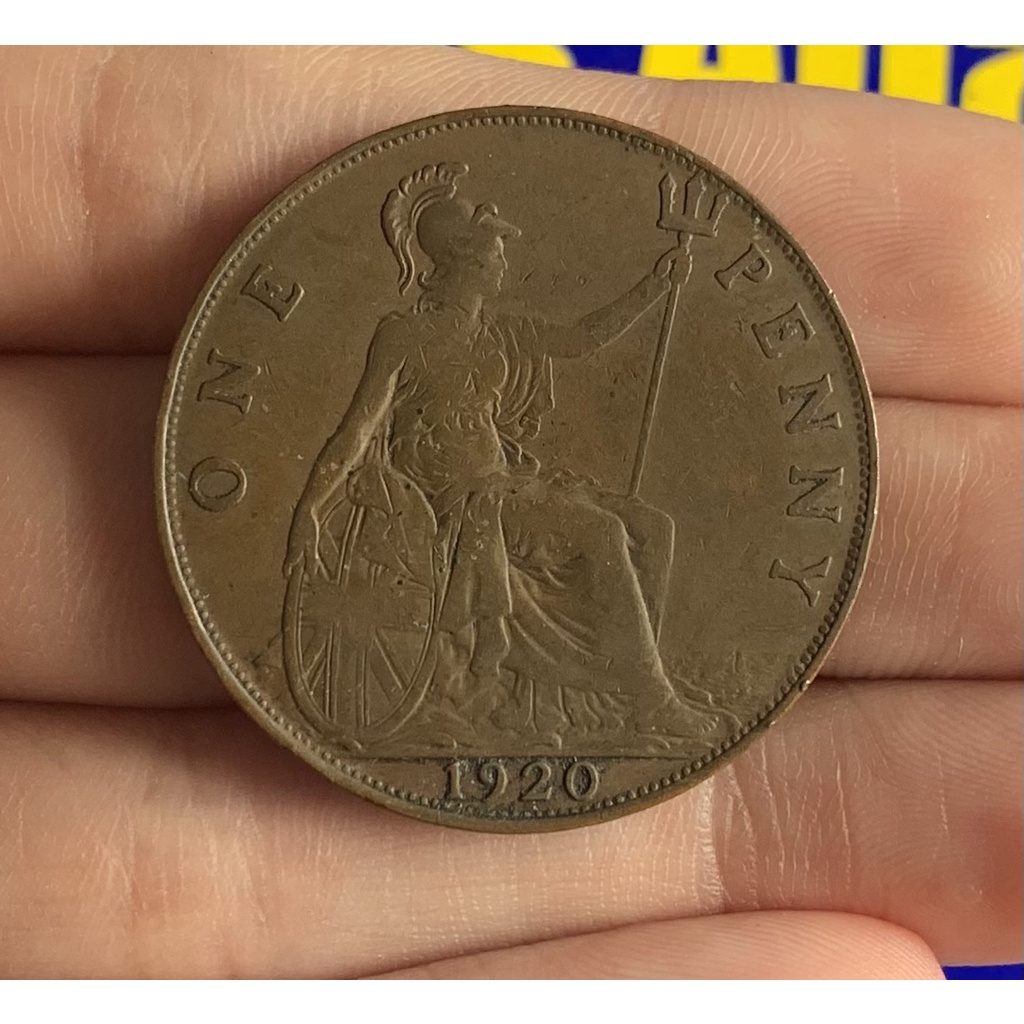 Moeda One Penny 1920 Muito Antiga e Rara Coleção | Shopee Brasil