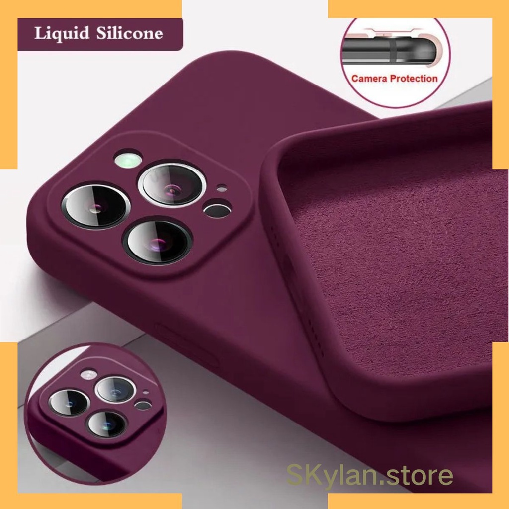 Capa case Aveludado Soft TPU Liquid Silicone Compativel para Iphone 15 16 15plus 16plus 15pro ...