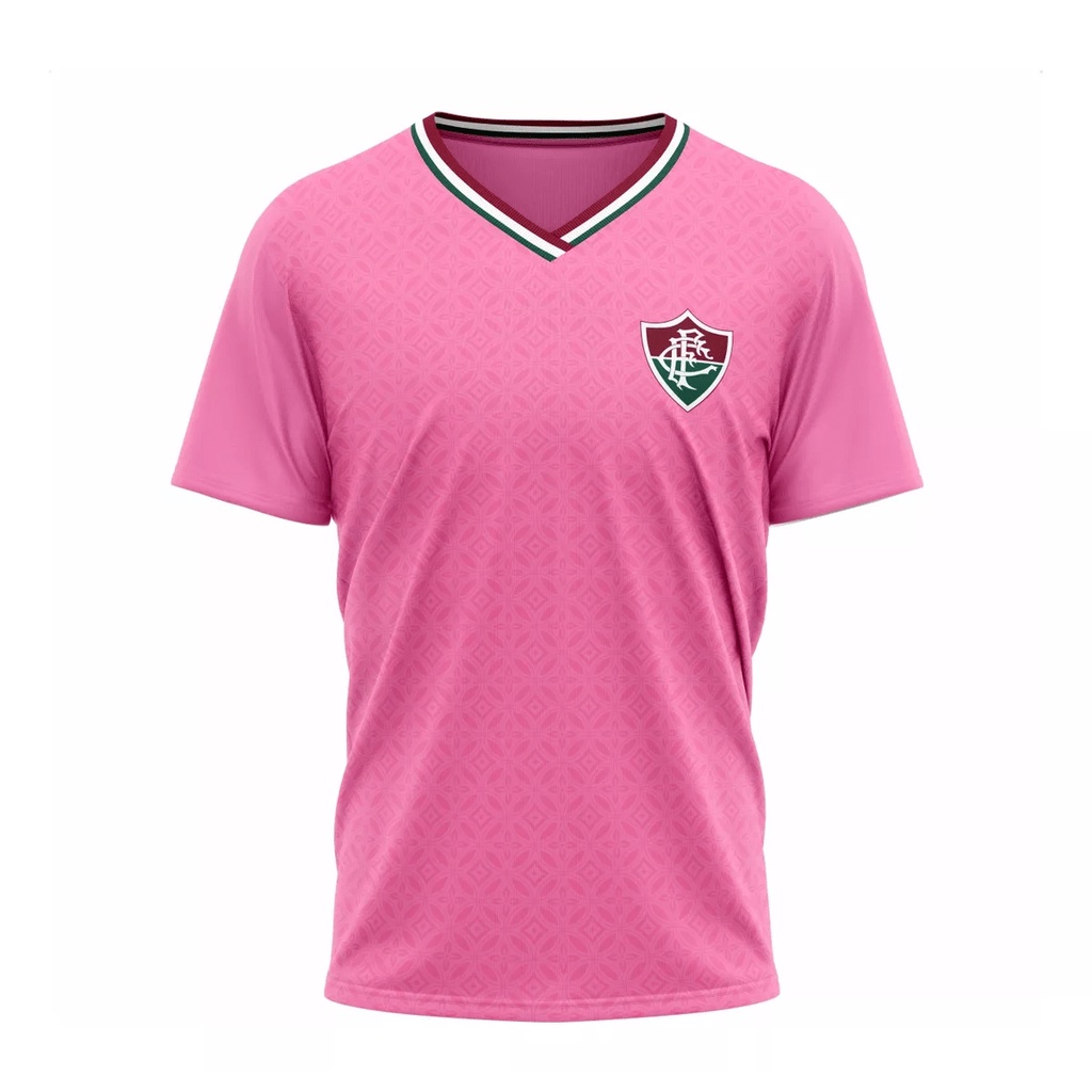 Camisa Fluminense Bloom Masculina- Outubro Rosa | Shopee Brasil