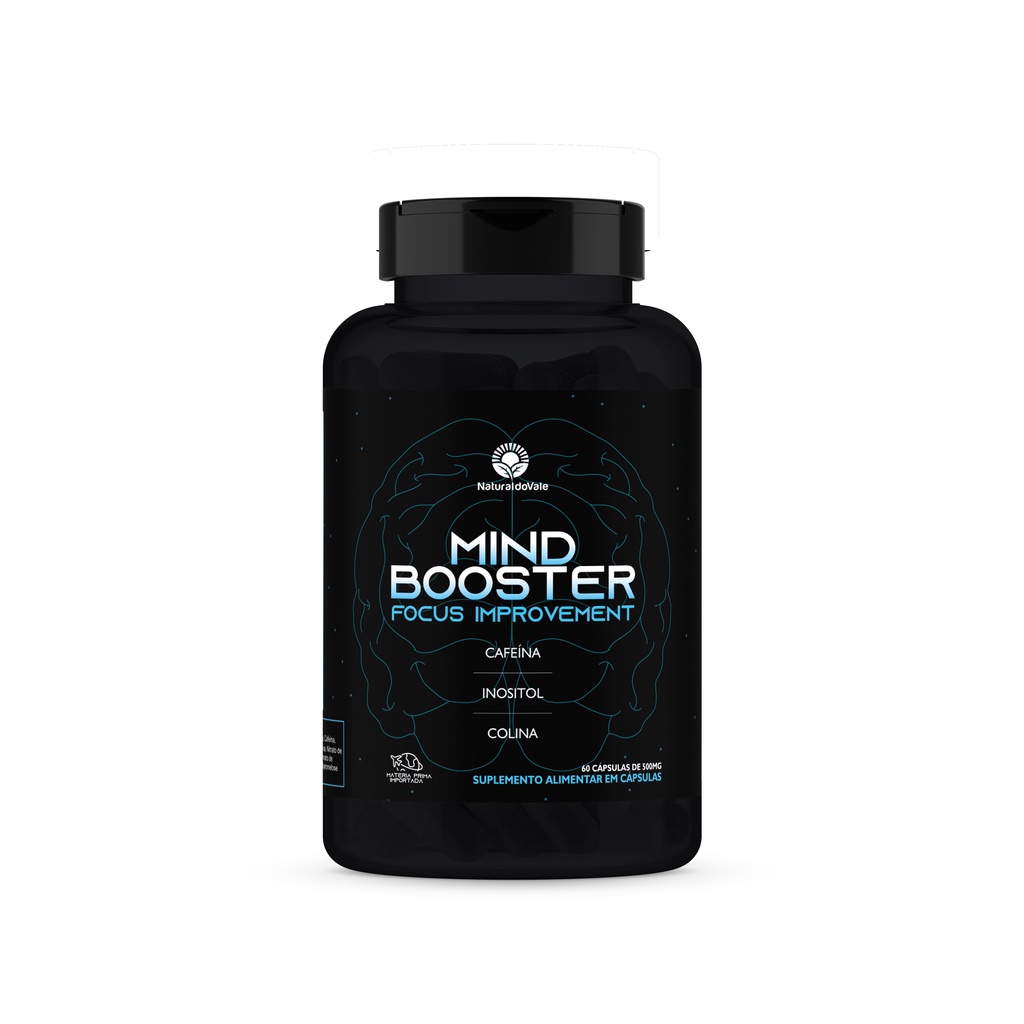 Mind Booster Nootrópico 60 Cáps Natural do Vale | Shopee Brasil