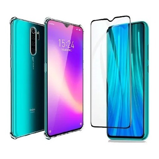 Capa Case Capinha Anti Impacto Para Redmi Note 8 Pro + Película 3D Vidro Temperado | Shopee Brasil