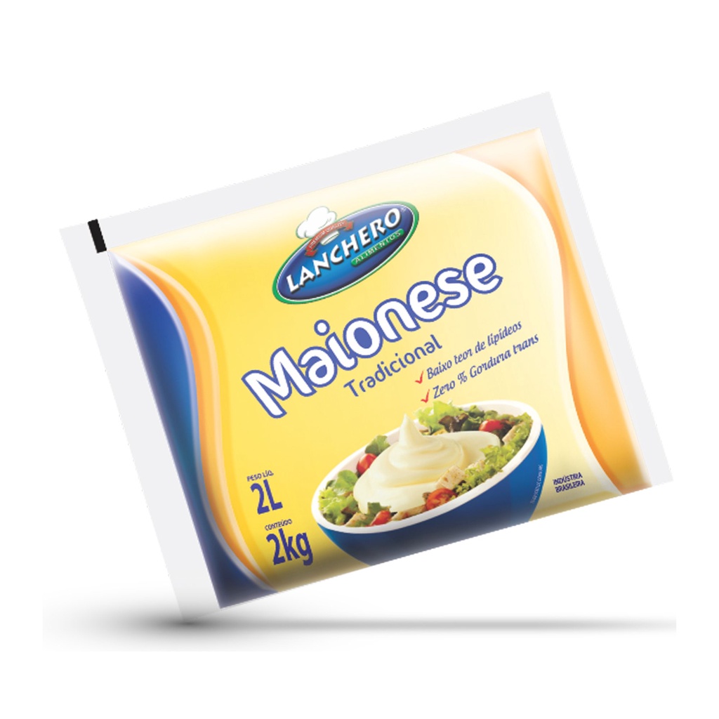 Maionese Tradicional Bag 2kg Lanchero Food Service | Shopee Brasil