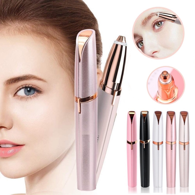 Depilador Automático De Sobrancelhas Elétrico Feminino Removedor De Pêlos Portátil Sem Dor ...