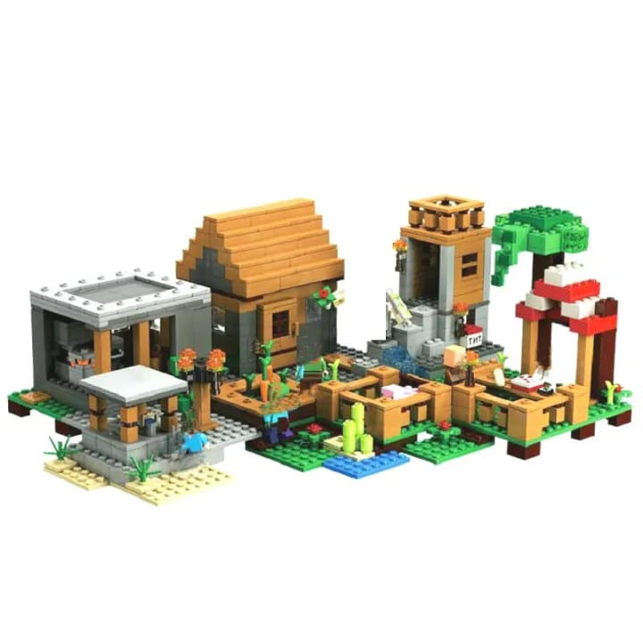 Minecraft Bloques MG515A BLOCOS DE MONTAR 84 PCS | Shopee Brasil